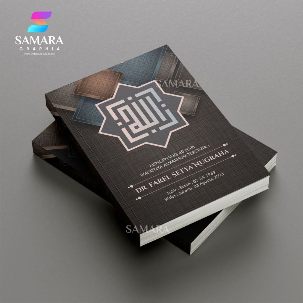 Jual Cetak Buku Yasin dan Tahlil Custom Lengkap Foto Almarhum 128 ...