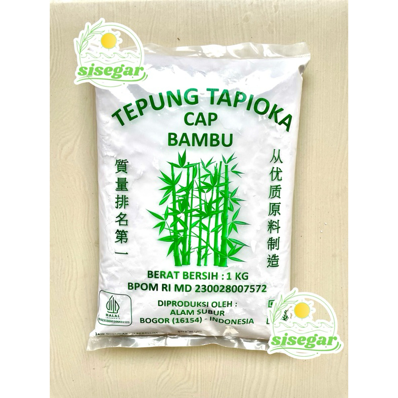 Jual TEPUNG TAPIOKA SAGU CAP BAMBU 1kg | Shopee Indonesia
