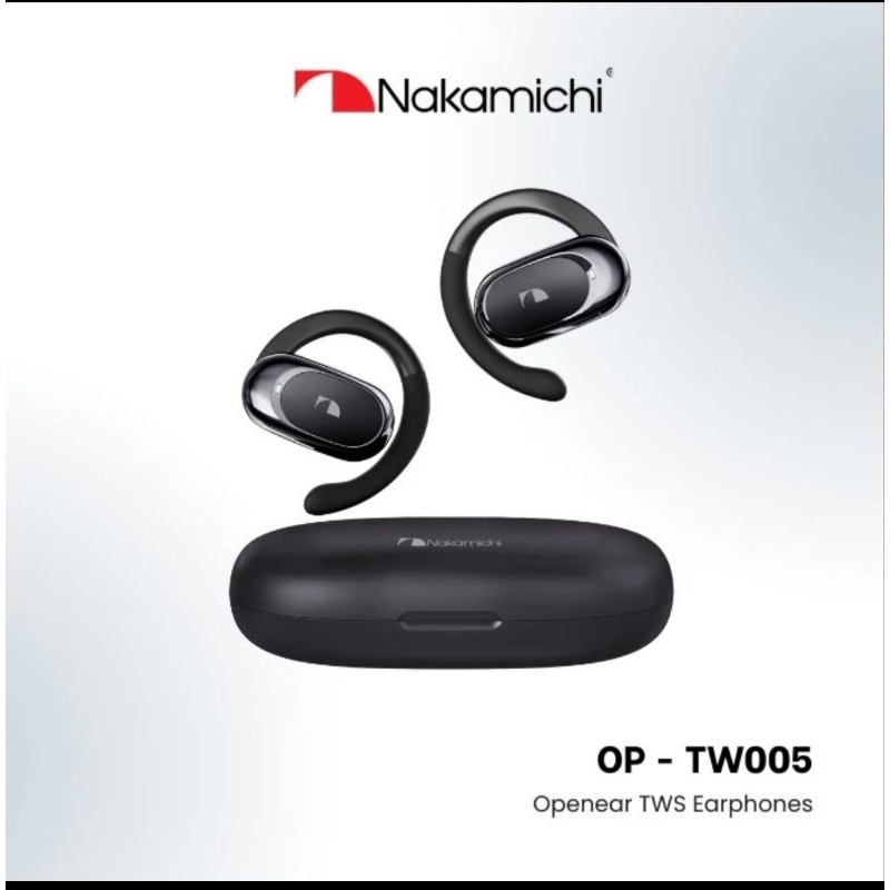 Jual Nakamichi OP TW005 open ear hook TWS | Shopee Indonesia