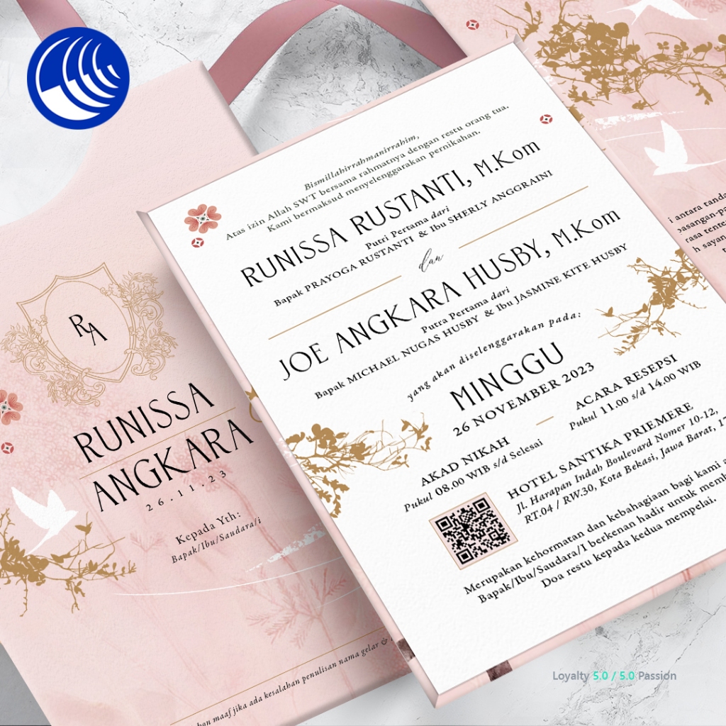 Jual Undangan Pernikahan Cetak Undangan Pernikahan Hard Cover Mewah ...