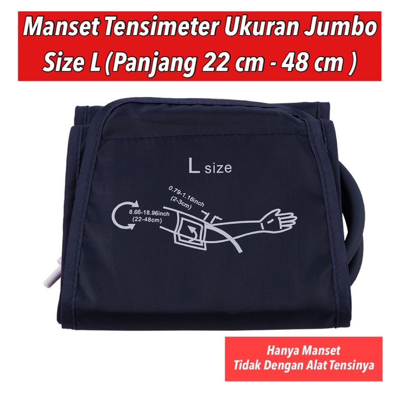Jual Manset Tensimeter Alat Ukur Tenakanan Darah Ukuran Besar Jumbo Big ...