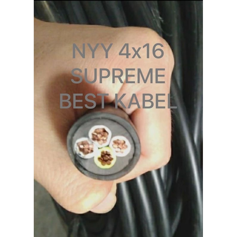 Jual Nyy 4x16mm 4x16 Supreme / kabelindo / kabelmetal / extrana / Voksel / sutrado / jembo kmi ...