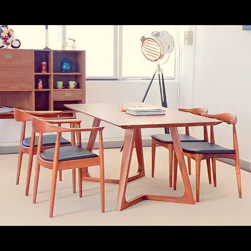 Jual SET MEJA MAKAN / MEJA CAFE V RETRO MINIMALIS KAYU JATI | Shopee ...