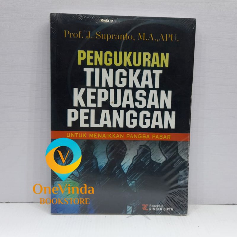 Jual Buku Pengukuran Tingkat Kepuasan Pelanggan - J. Supranto | Shopee Indonesia