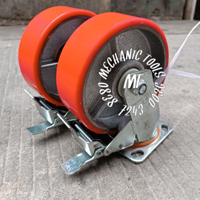 Jual Roda caster 6 inch Pu Roda Troly Roda troly 6 inch sagenwerk heavy ...