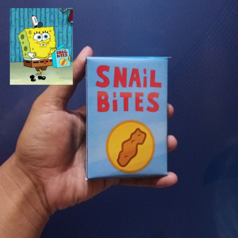 Jual snail bites spongebob | Shopee Indonesia