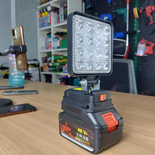 Jual Lampu LED Portable Lamp Baterai 48V Cahaya Putih Terang Lampu ...