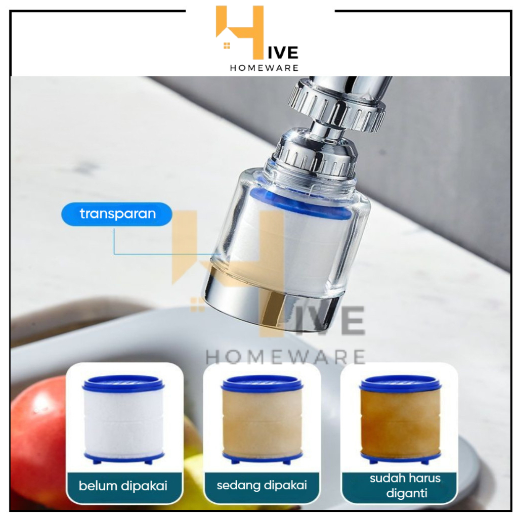 Jual HIVE Filter Saringan Air Kran Cuci Piring Sambungan Kran Air ...