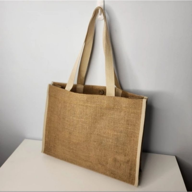 Jual TAS GONI POLOS Tote Bag Goni Besar | Shopee Indonesia