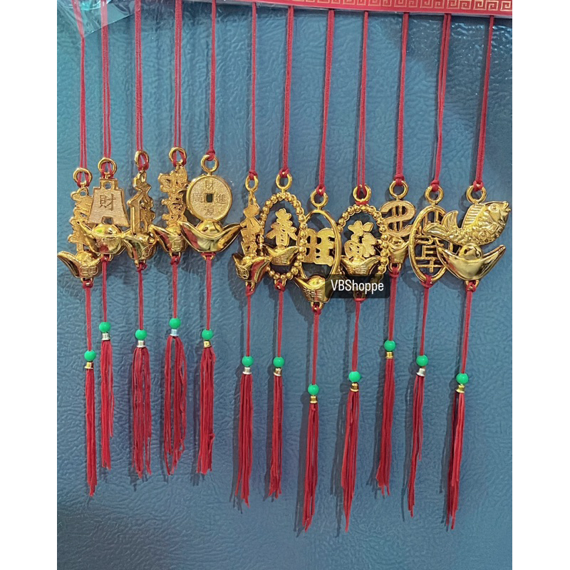 Jual GANTUNGAN EMAS UANG KOIN IMLEK HIASAN ANGPAO POHON MEHWA MEIHUA ...