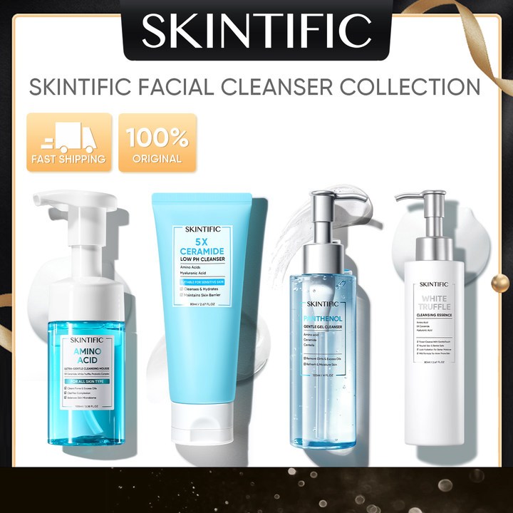 Jual SKINTIFIC Facial Wash - Face Wash Facial Cleanser Pembersih Wajah ...