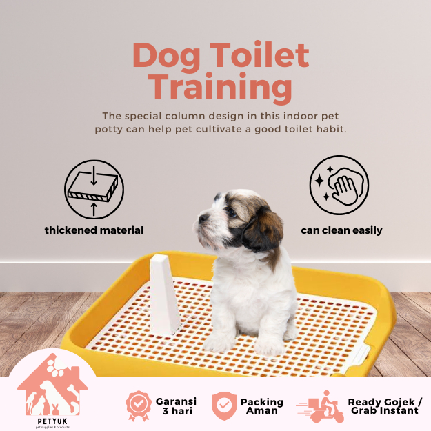 Jual Pet Poop Training Pad Tray Toilet untuk Anjing Ukuran S/M Pet ...