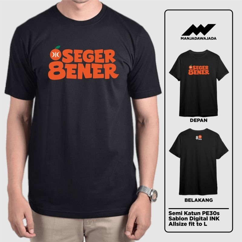 Jual KAOS PKS SEGER BENER ( BAHAN PE 30S ) | Shopee Indonesia