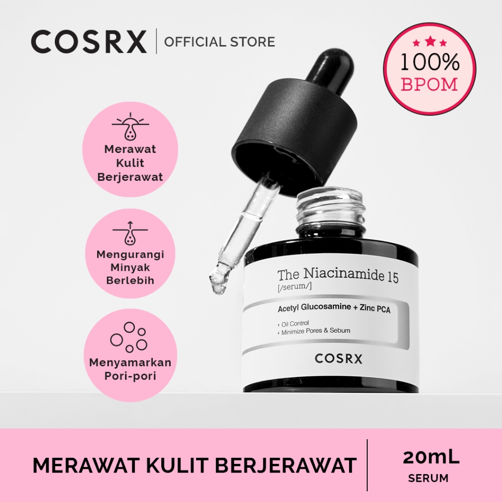 Jual COSRX The Niacinamide 15 Serum, Size - 20ml | Shopee Indonesia