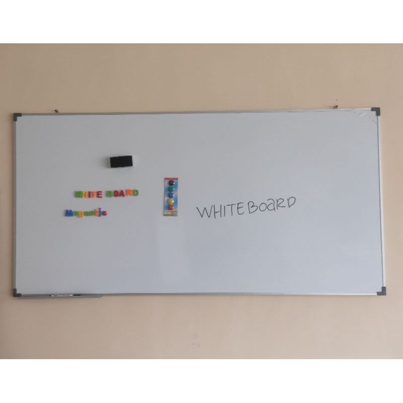 Jual IBR Papan tulis White board mading magnet gantung 120x240 cm ...