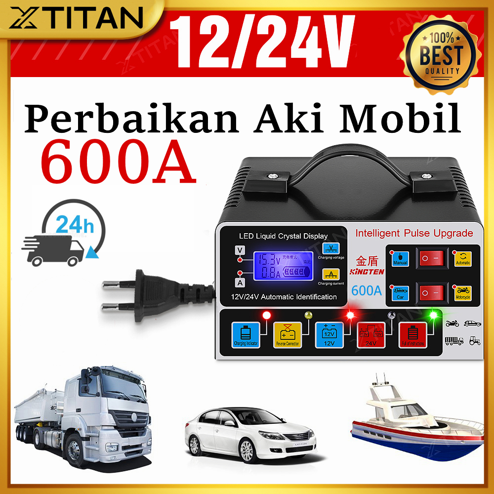 Jual XTITAN 12V 24V 600A Charger Aki Mobil Motor Baterai Truck Yang Sepenuhnya Kapal Elektrik ...
