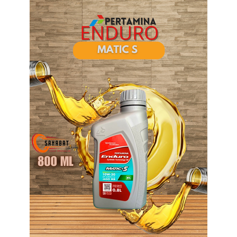 Jual ENDURO MATIC S 10W30 800ML ORIGINAL 100% RESMI PERTAMINA | Shopee ...