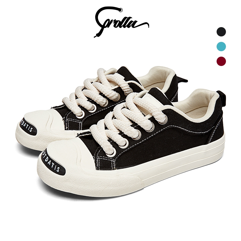 Jual COROLLA Sepatu Sneakers Wanita Tali Kanvas Smiler Fashion Empuk ...