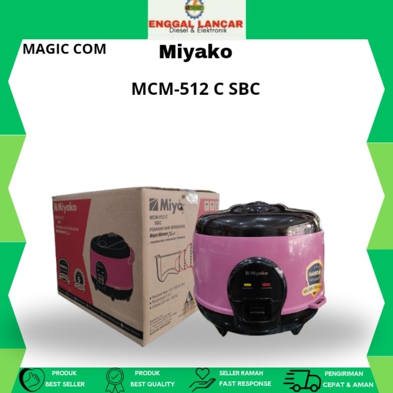 Jual MAGIC COM MIYAKO MCM-512 SBC 1,2LITER | Shopee Indonesia