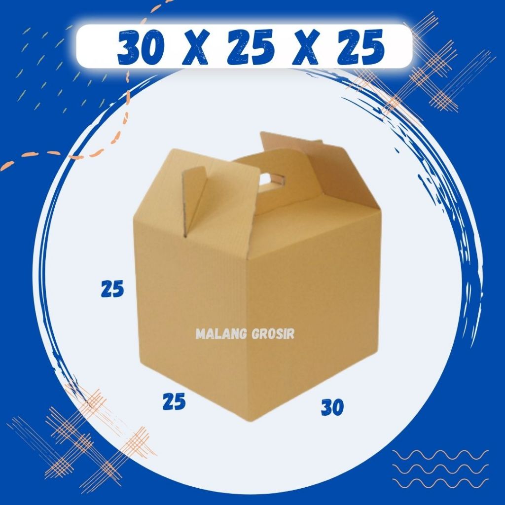 Jual Box Jinjing 30x25x24 Gable Box Kardus/Parcel/Lebaran/idul Fitri ...