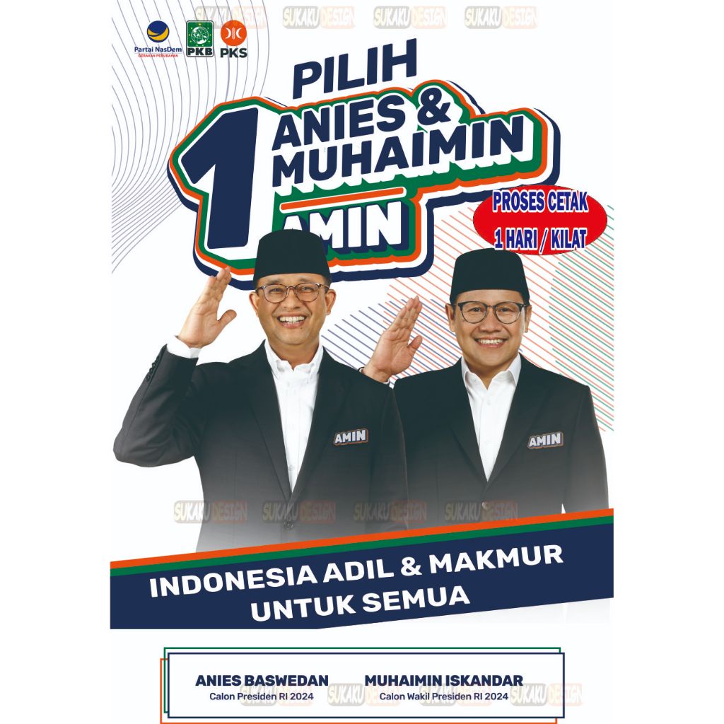 Jual Poster new Anis Muhaimin / 2024 Amin | Shopee Indonesia
