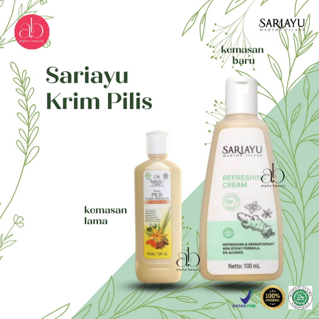 Jual (NEW) Sariayu Krim Pilis Jamu bersalin 100ml - KREM PILIS BERSALIN ...