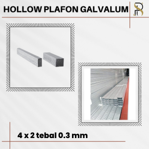 Jual hollow 4x2 tebal 0.3 mm / hollow gypsum / hollow plavon pvc / holo ...