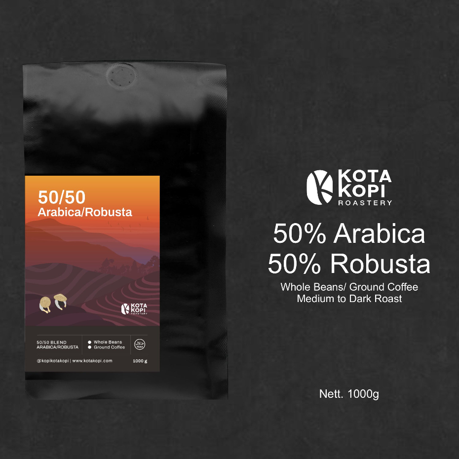 Jual Kota Kopi Roastery - House Blend Arabica Robusta 50/50 Biji Kopi ...
