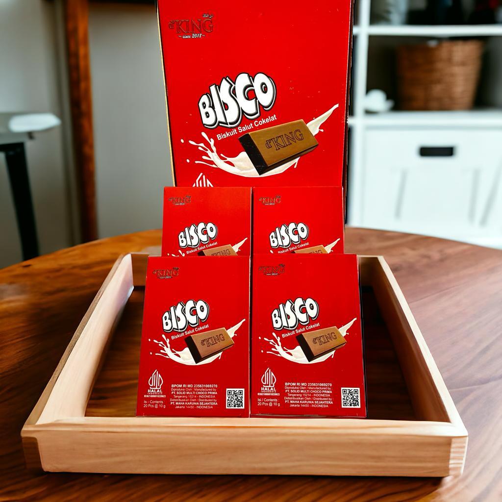 Jual BISCO BISKUIT SALUT COKLAT KEMASAN DUS ISI 4 PACK/BONIBOL COKELAT ...
