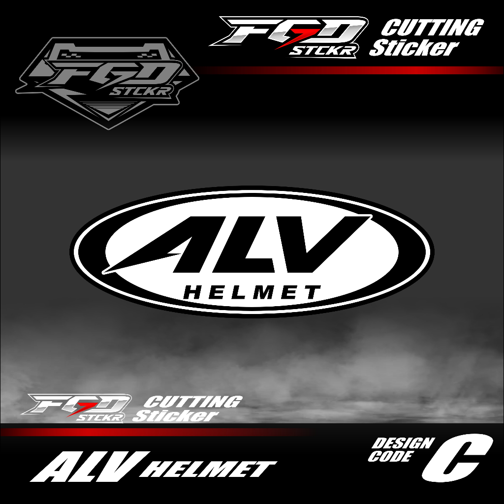 Jual Stiker Logo ALV Helmet / Sticker ALV / Stiker Helm / Stiker Logo ...