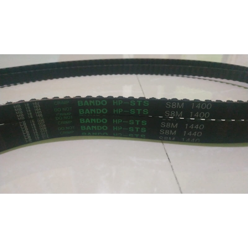 Jual Belt Gesits Raya 17-18-19-20mm Bando Hijau HP-STS S8M 1400 1440 Biru HTS-H8M Merah Ceptor ...