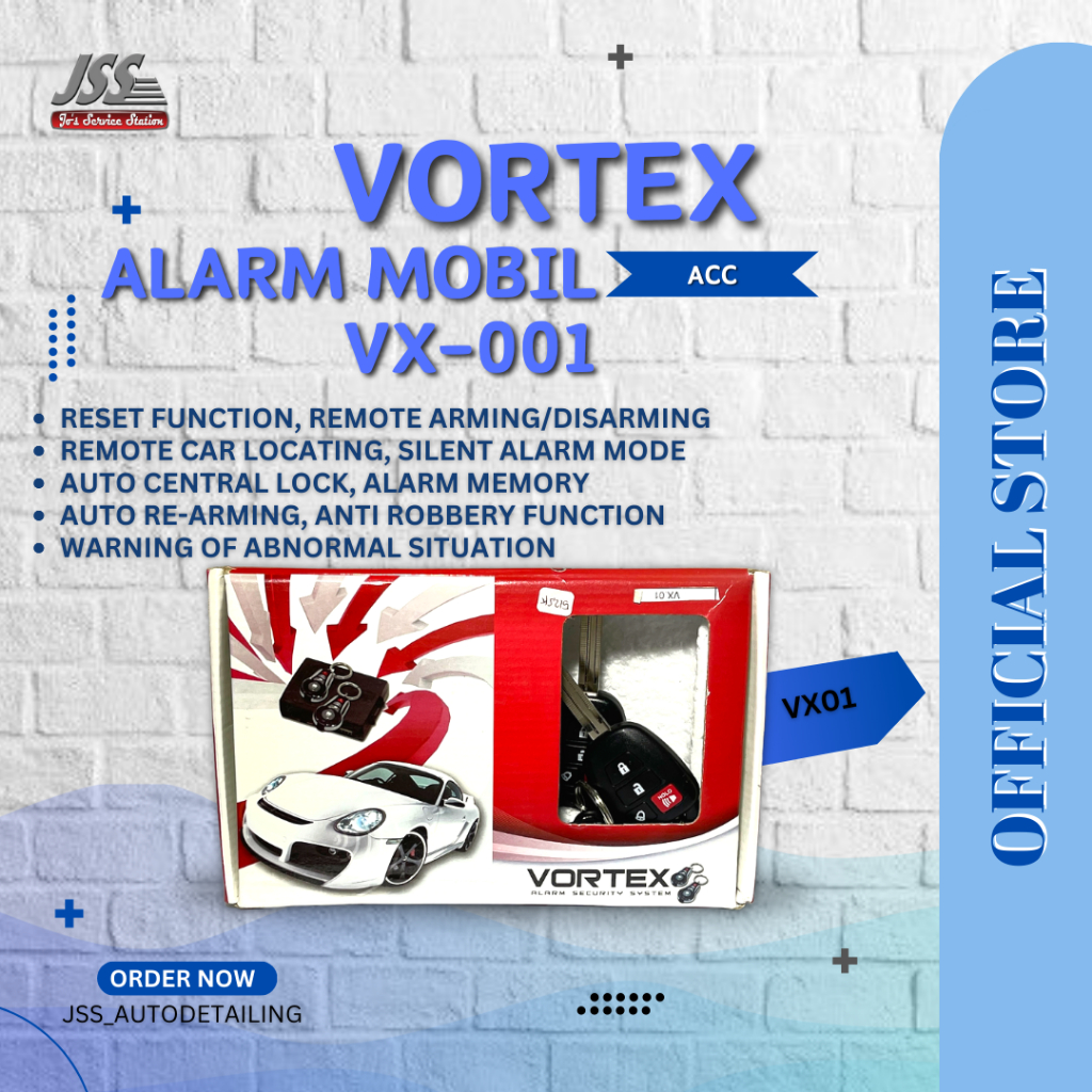 Jual Alarm Vortex VX-01 The Security System for your car | Shopee Indonesia