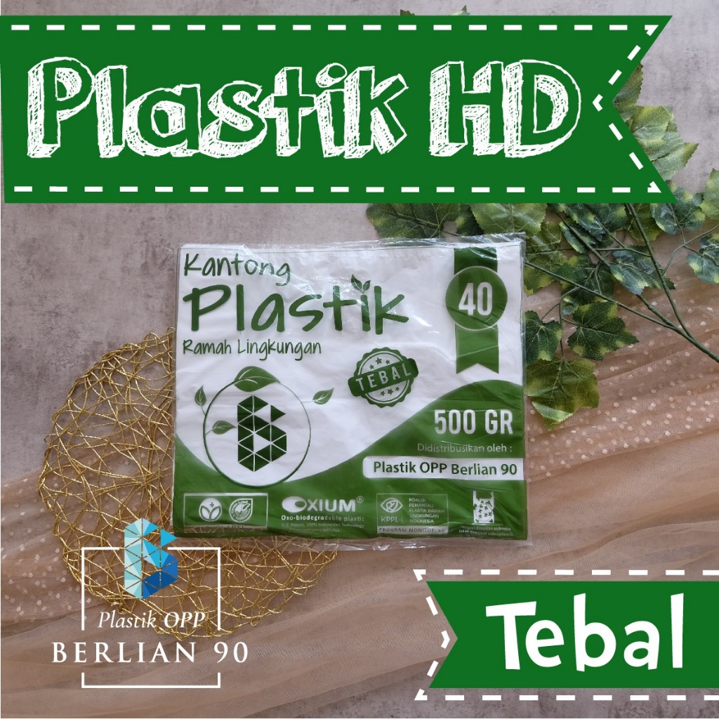 Jual Kantong Plastik Kresek Putih Tebal Oxium 40 | Kantong Plastik ...