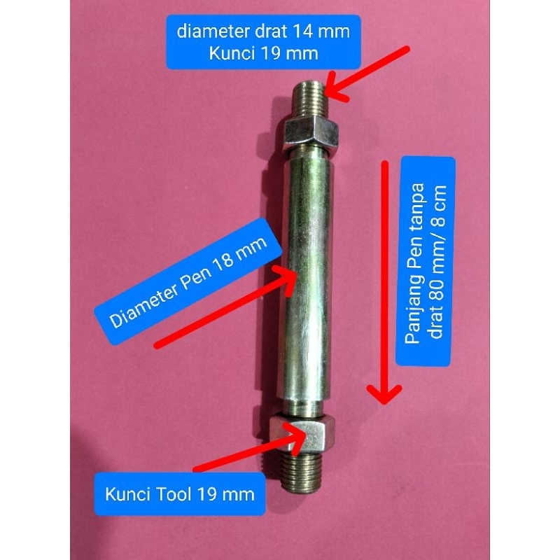 Jual Baut Pen Spring Shackle Anting Per Modifikasi Hardtop 2F komplet ...