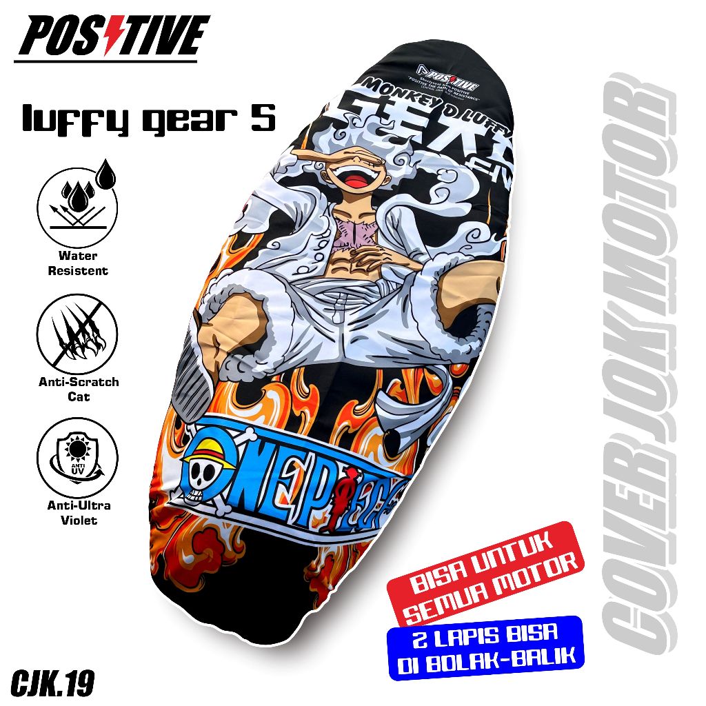Jual Sarung Cover Jok Motor Motif One Piece Luffy Gear 5 Full Printing ...