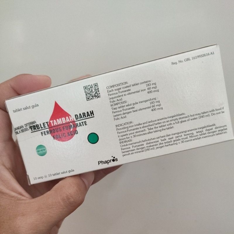 Jual TTD PHAPROS zat besi anemia strip 10 tablet | Shopee Indonesia