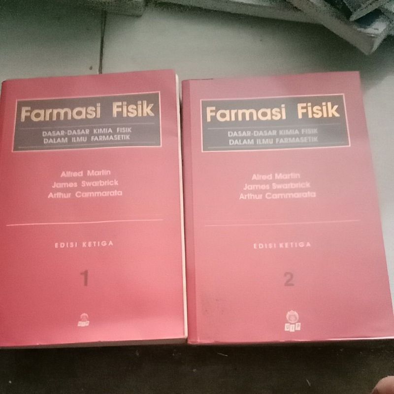 Jual Buku farmasi fisik dasar dasar kimia fisik dalam ilmu farmasetik jilid 1 dan 2 edisi ke 3 ...