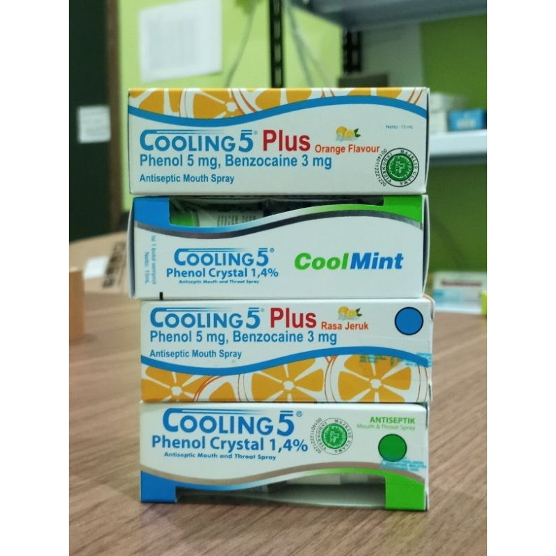 Jual COOLING 5 SPRAY / 15 ML / SAKIT GIGI, SARIAWAN, TENGGOROKAN ...