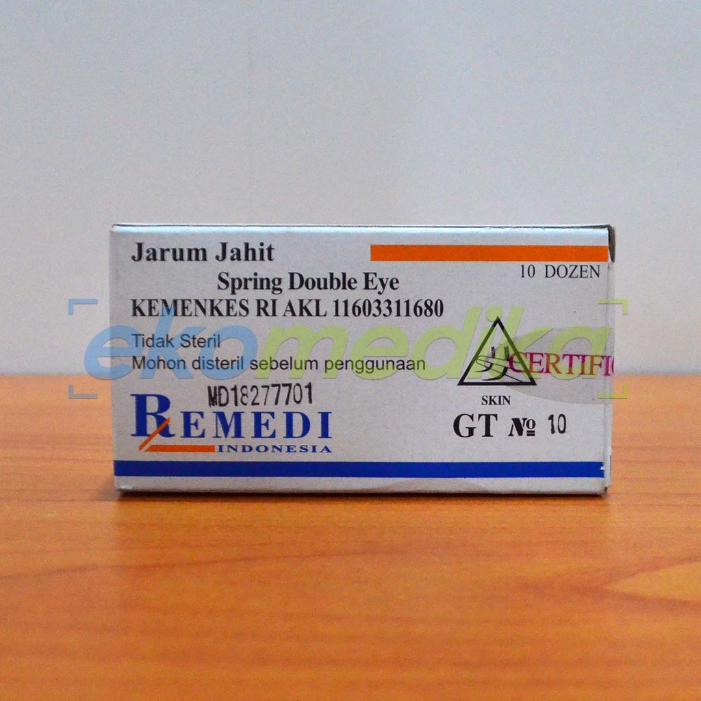 Jual Suture Needle Hecting GT GR Jarum Operasi Bedah Kulit Otot REMEDI ...