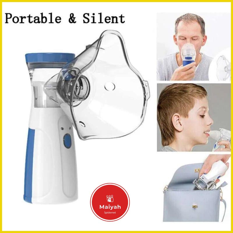 Jual Alat Terapi Pernafasan Ultrasonic Inhaler Mesh Nebulizer Uap ...