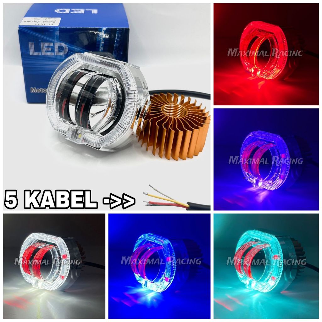 Jual Biled 2,5 inchi PNP Semua Motor Lampu LED Projie Biled 2 Lensa ...