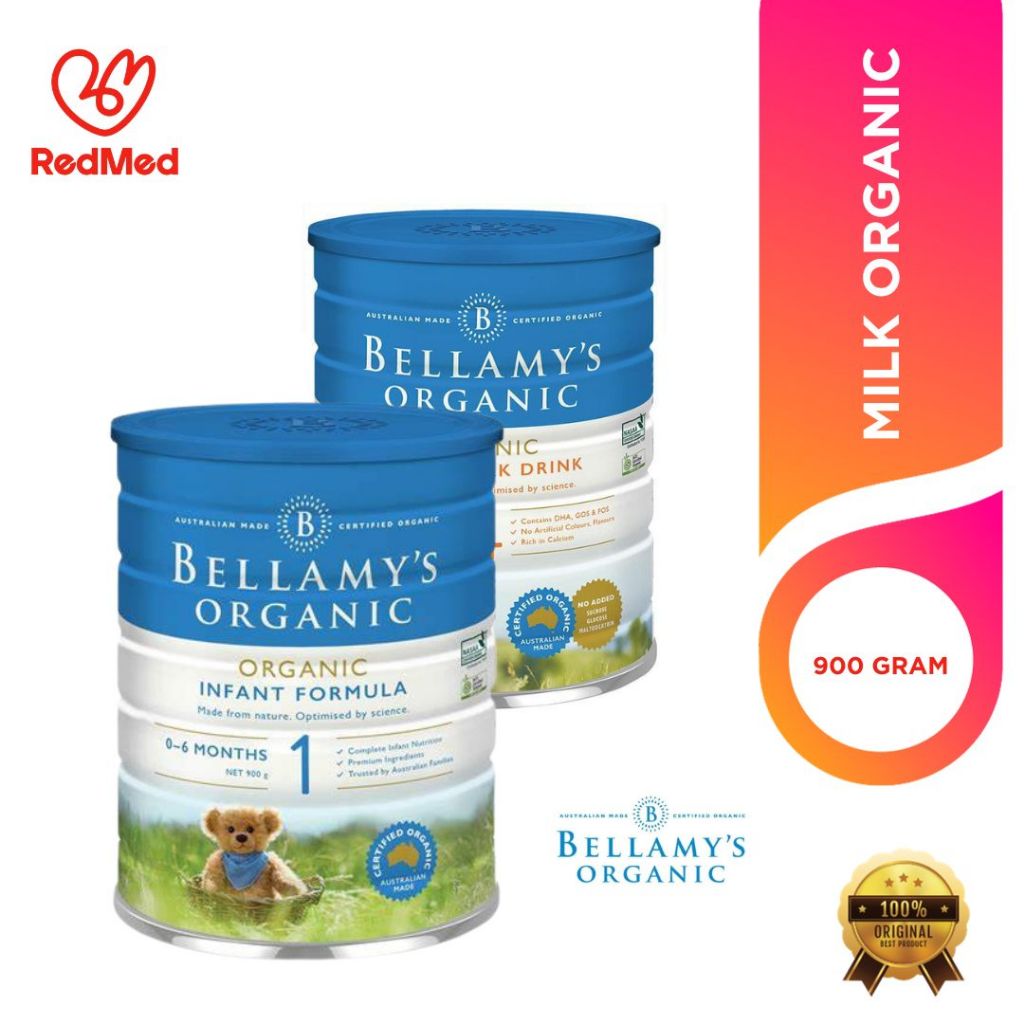 Jual BELLAMYS ORGANIC FORMULA MILK 900GR | Shopee Indonesia