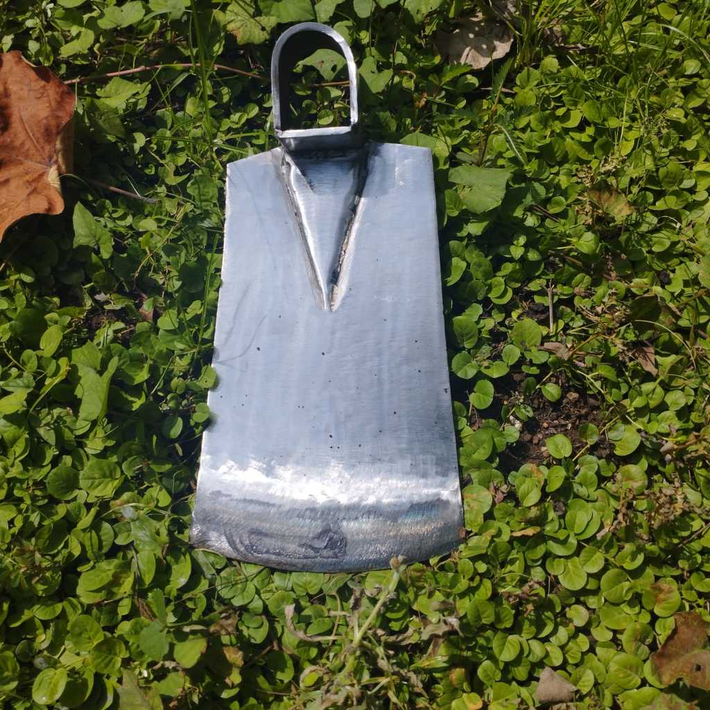 Jual cangkul ganco cangkul tanah baja putih asli anti lengket - cangkul ...