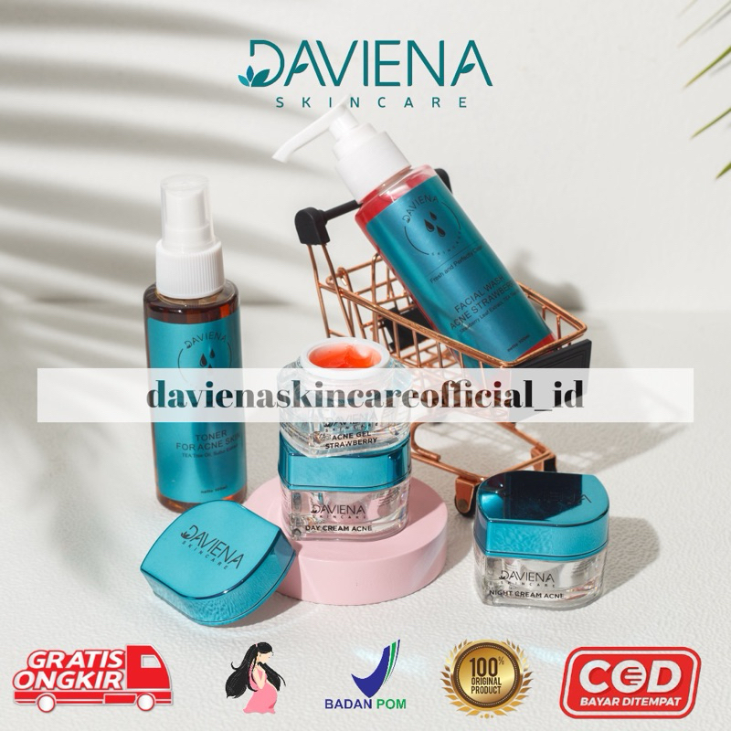 Jual Daviena Skincare Paket Acne Series Deviena Davina Devina Skincare ...