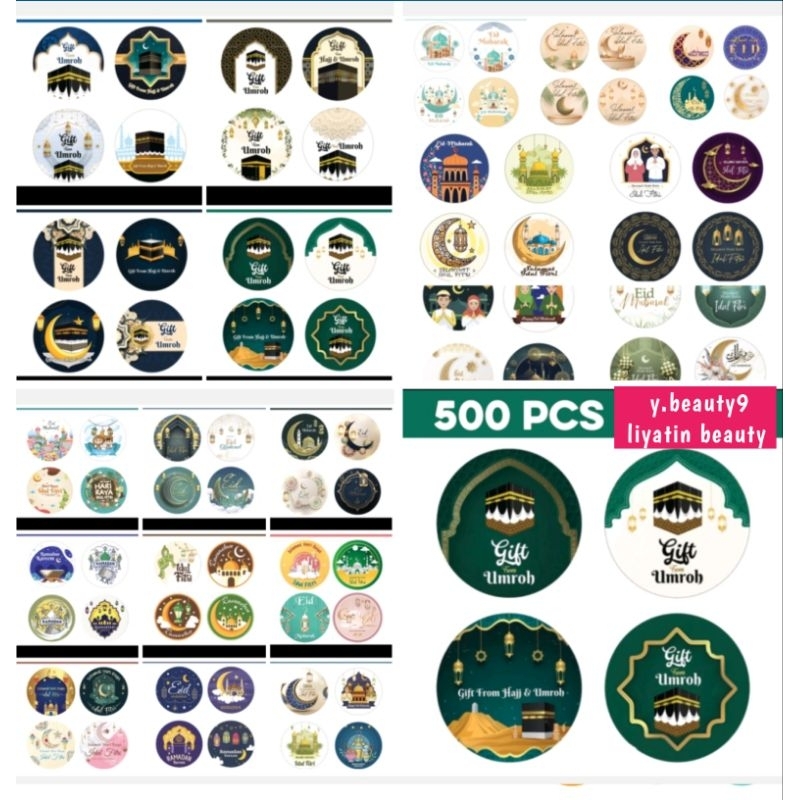 Jual [ PART 5 UHR ] Stiker Umroh 500 Pcs Stiker Roll 500 Pcs Stiker ...