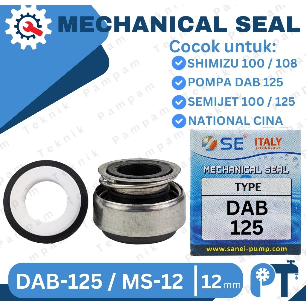 Jual MECHANICAL SEAL DAB 125 / DB 125 SIL MEKANIK - SPEARPART POMPA AIR | Shopee Indonesia