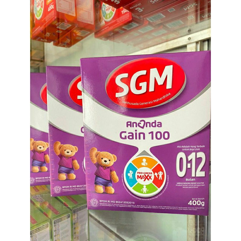 Jual SGM ananda gain 100 (0-12 bulan) | Shopee Indonesia