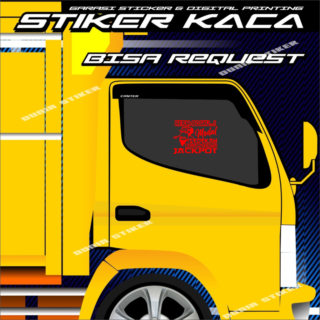 Jual stiker variasi mobil truk sticker kata variasi terbaru | Shopee ...