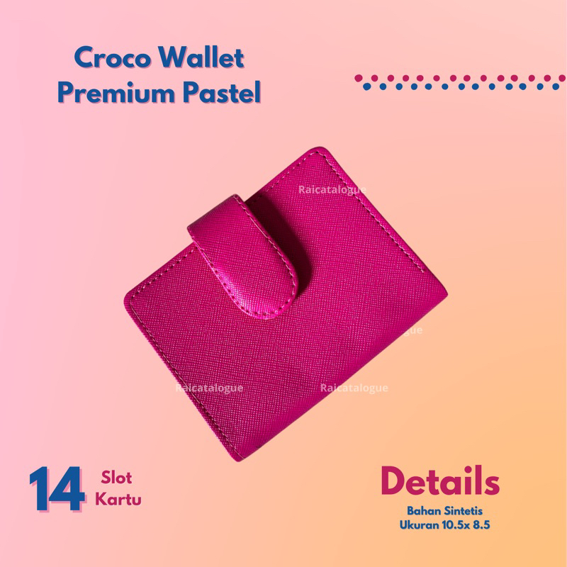 Jual RAI - Croco Wallet Premium BUY1GET1 | Shopee Indonesia