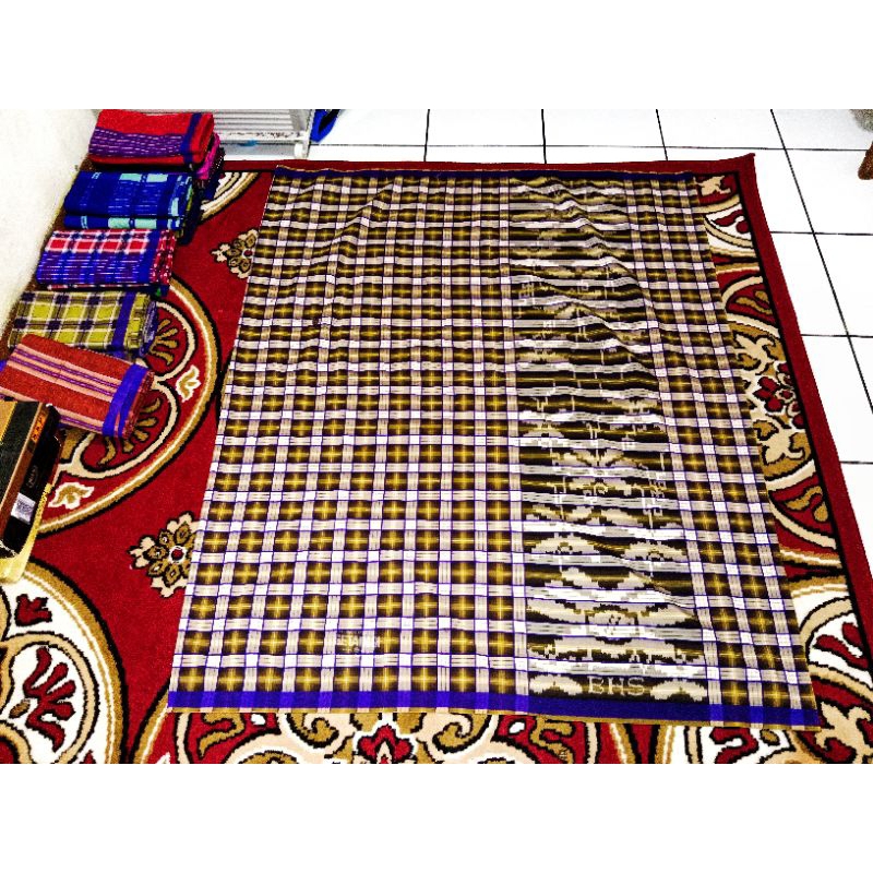 Jual Sarung second BHS Setanggi ful sutra jahit tengah | Shopee Indonesia